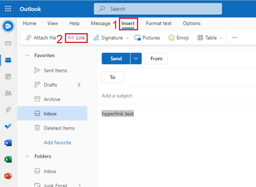 How To Create a Hyperlink in Microsoft Outlook (2023)